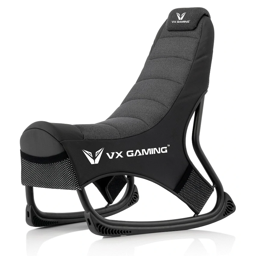 Everfurn VX Gaming Lyra Console Gaming Seat - Steel Alloy - Timber & Hide
